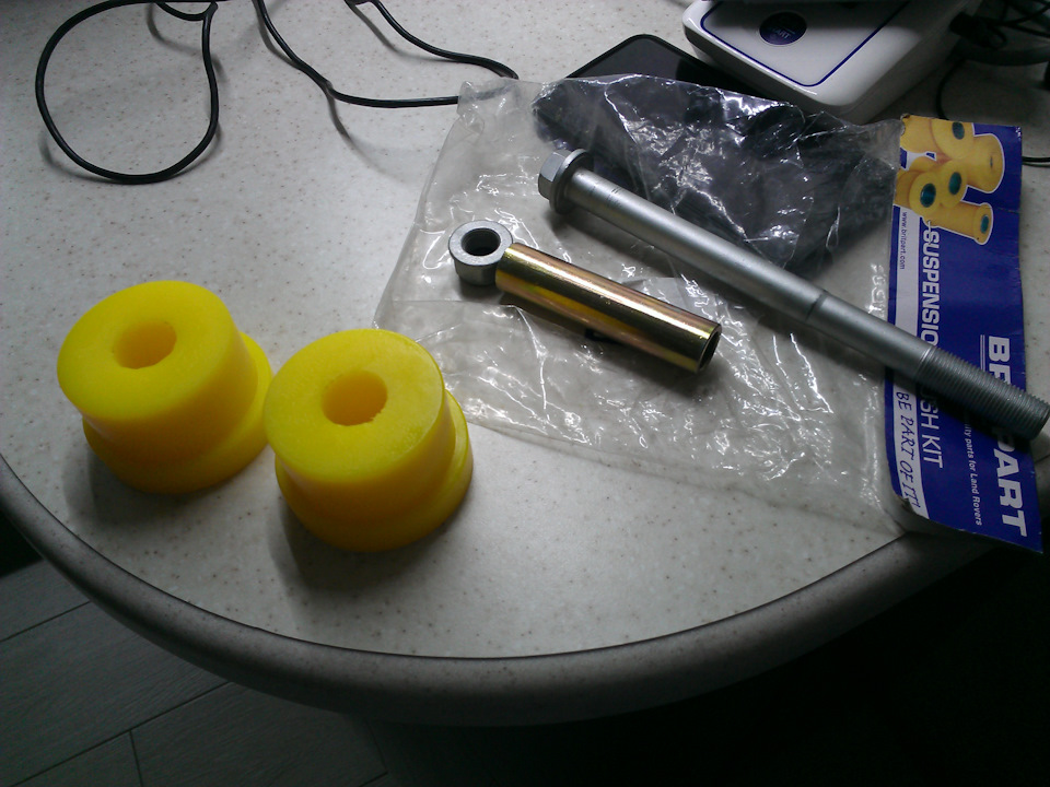 Замена сайлентбоков на задней продольной тяге — 2 — Land Rover Range ...