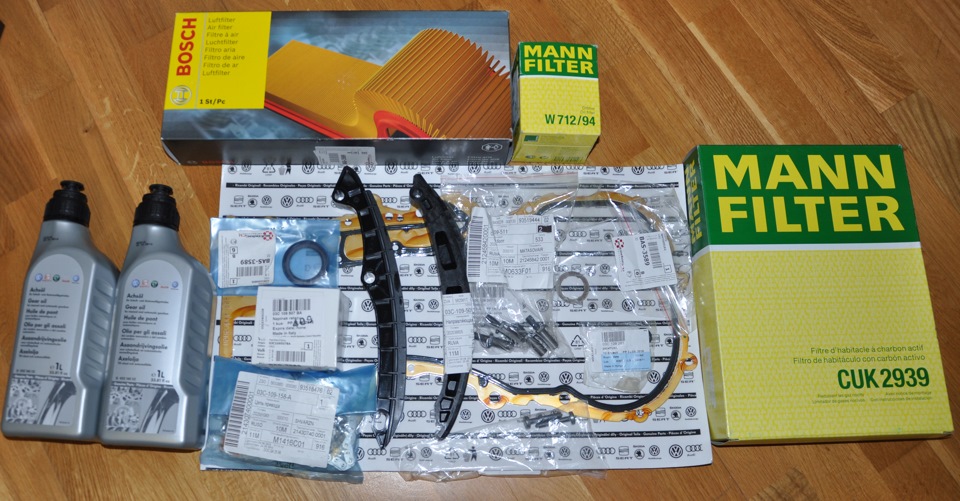 Готовимся менять цепь ГРМ (CAVA) — Volkswagen Tiguan (1G), 1,4 л, 2011 ...