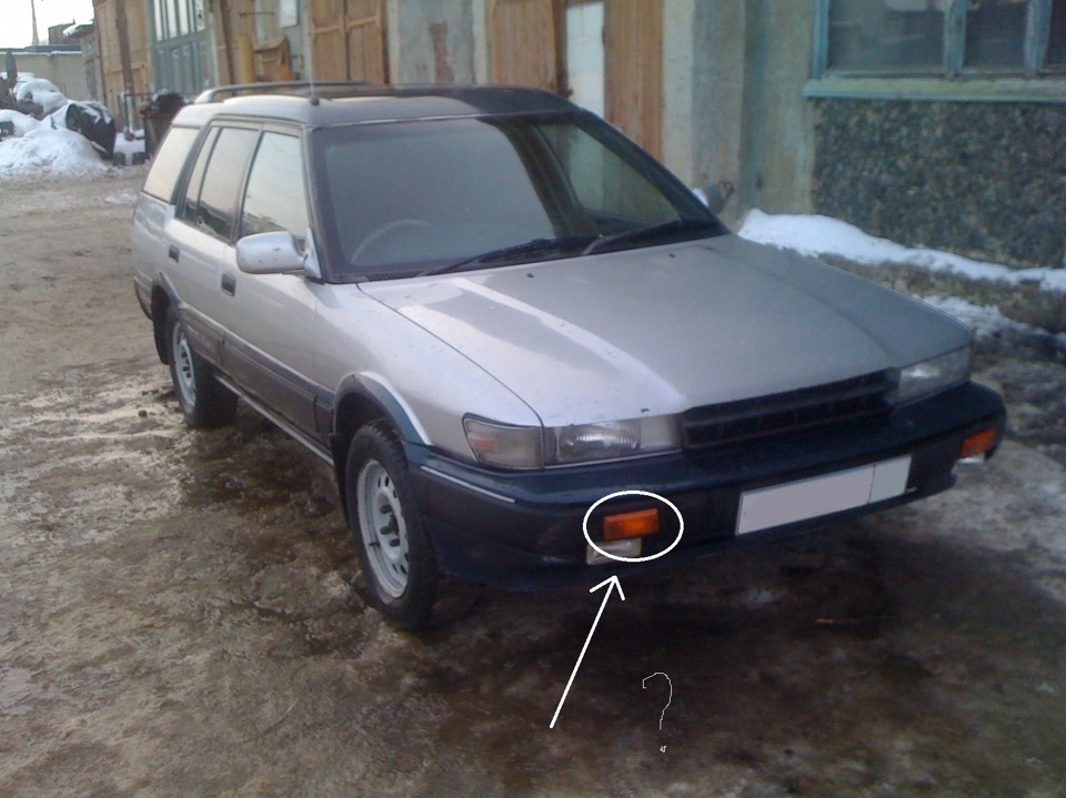 посоветуйте как убрать колхоз? — Toyota Carib (95), 1,6 л, 1989 года ...