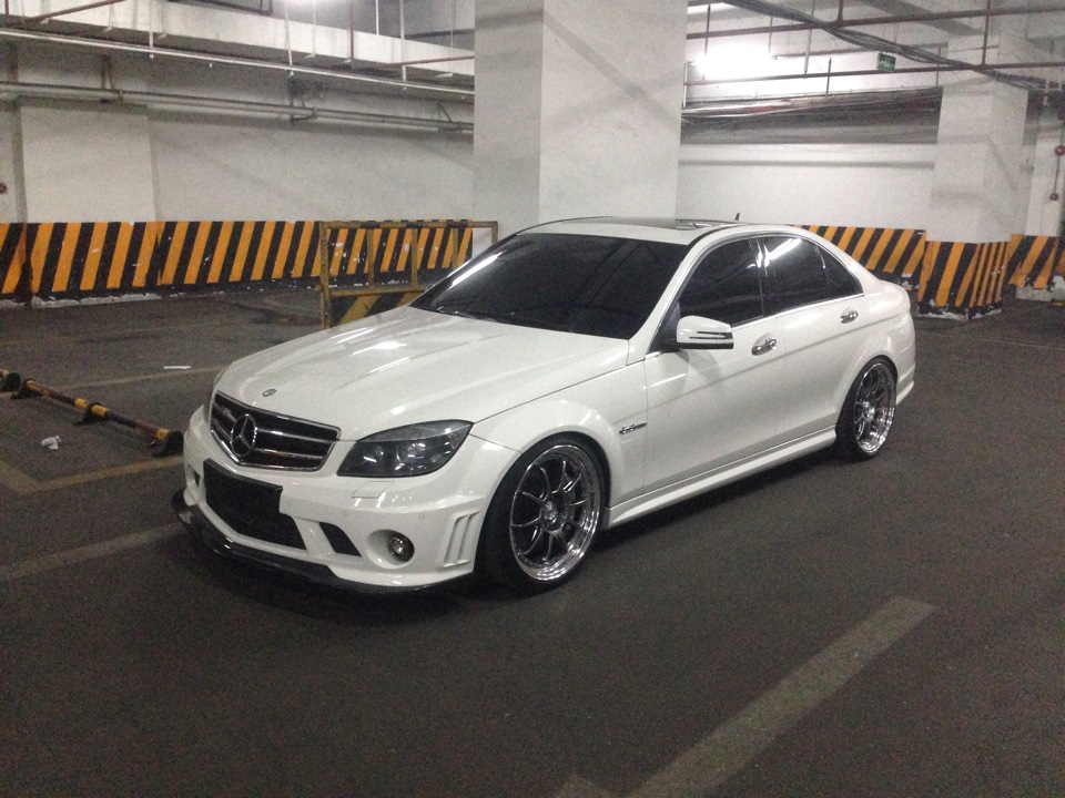 Замер Racelogic 0-100, 0-400m — Mercedes-Benz C 63 AMG (W204), 6,2 л ...