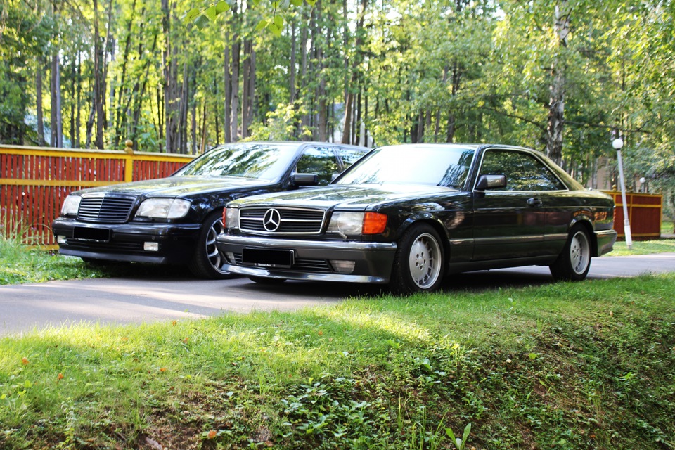 Совместный фотосет 560SEC CARAT & W140 Brabus 7.3S — две легенды ...