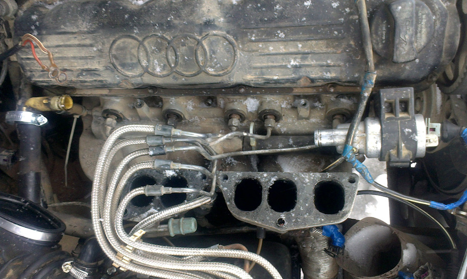 Многоточечный одновременный электровпрыск Лискар — Audi 100 (C4), 2,3 л ...