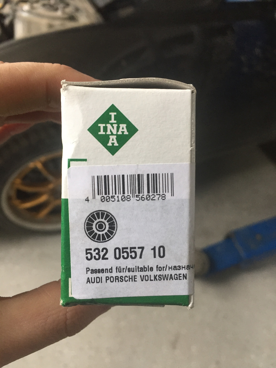 532055710 Ролик INA | Запчасти на DRIVE2