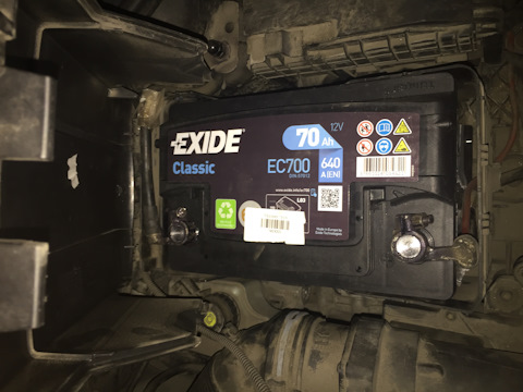 EC700 Аккумуляторная батарея EXIDE | Запчасти на DRIVE2