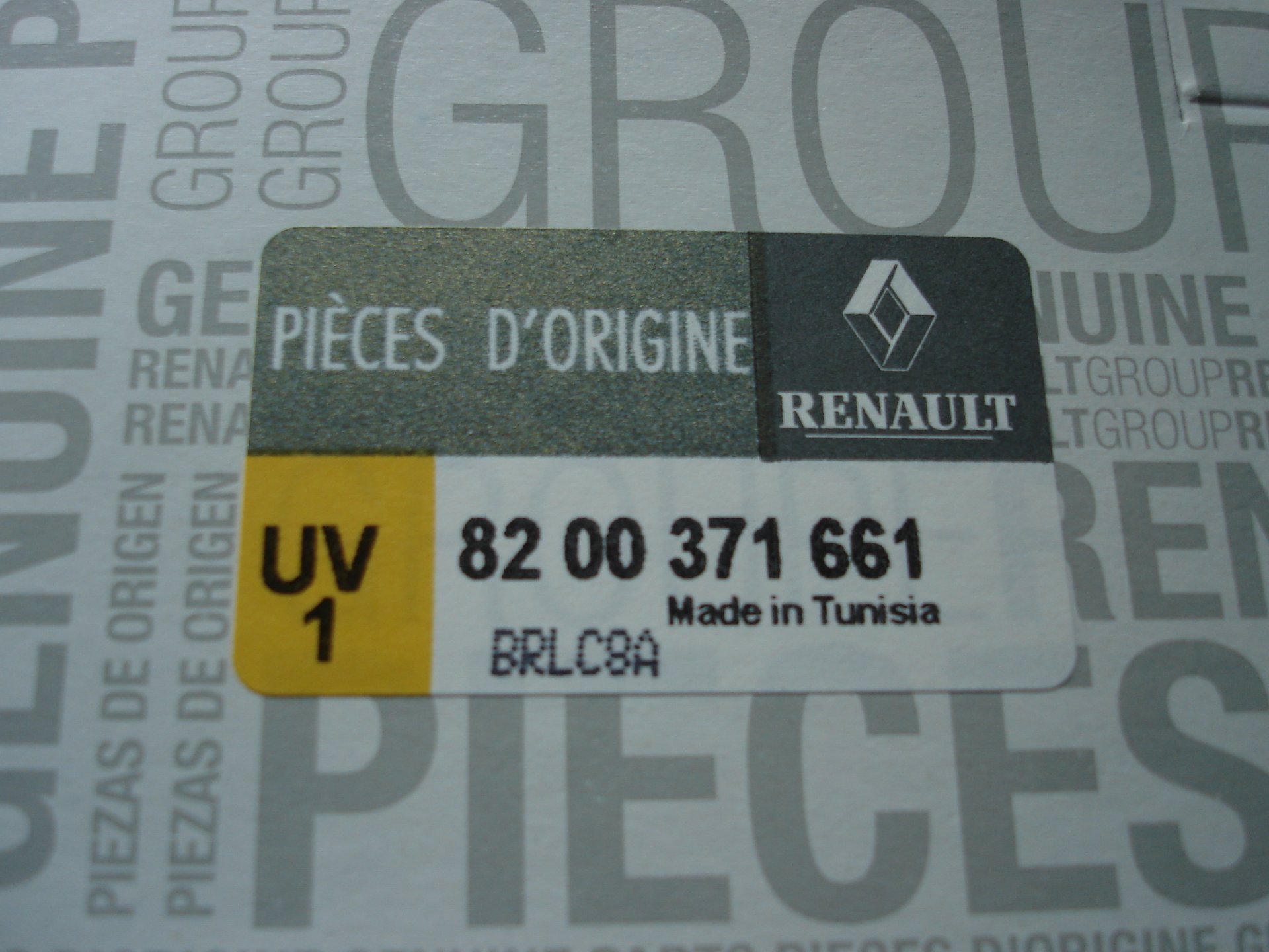 8200371661 Элемент фильтра возд RENAULT | Запчасти на DRIVE2