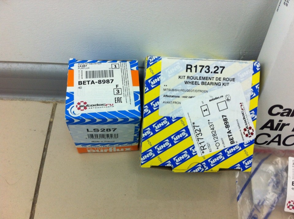 Ступичный подшипник snr — Mitsubishi Lancer X, 2 л, 2009 года ...