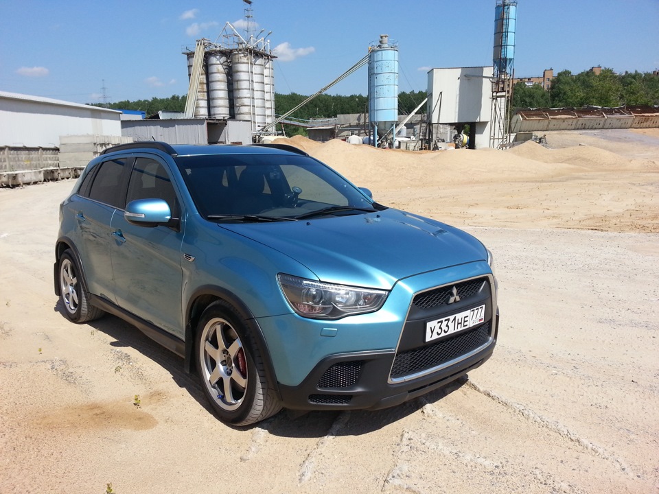 Накладки на арки+ брызговики Rally Armor — Mitsubishi ASX, 2 л, 2010 ...