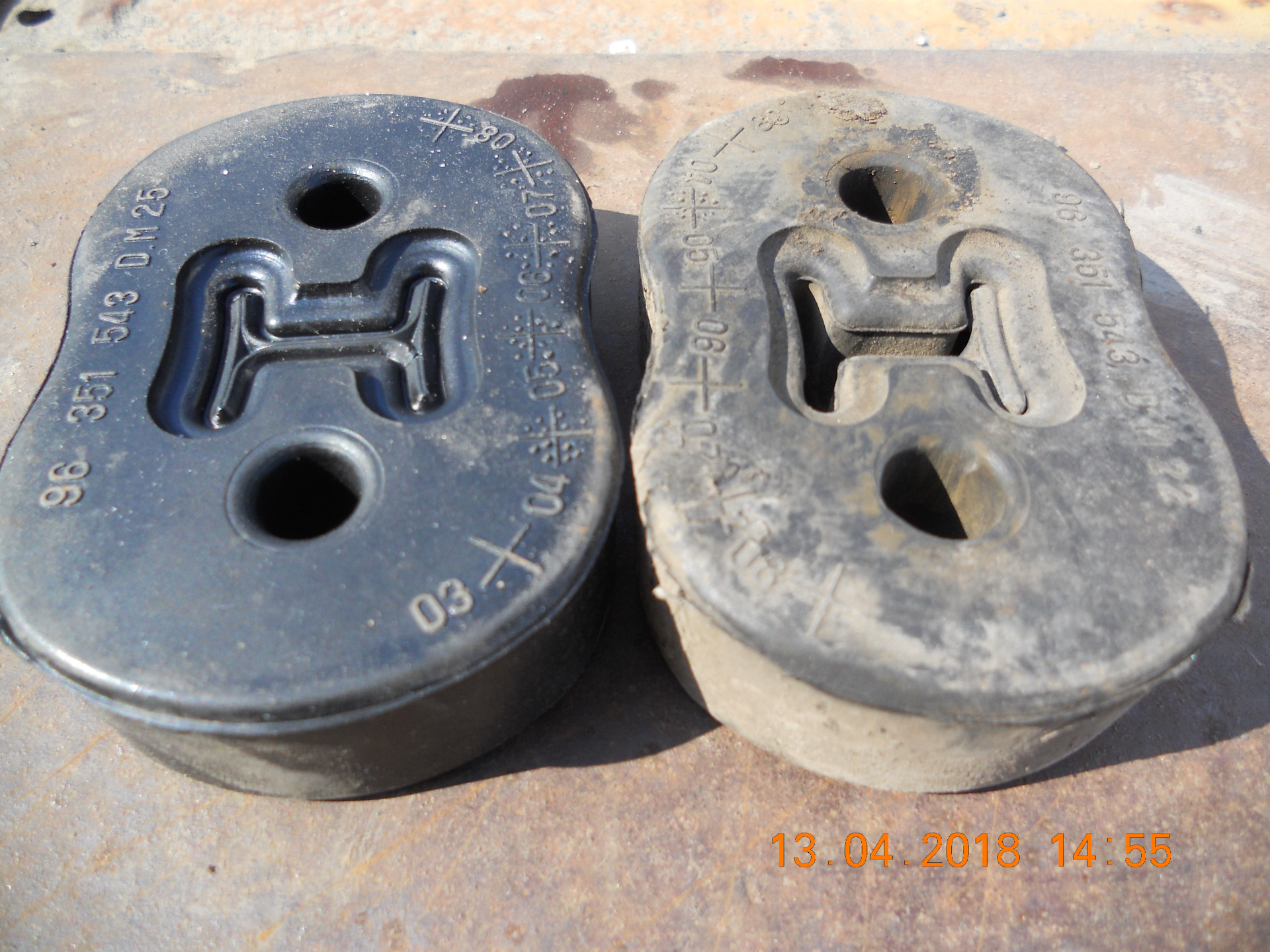 Подвеска выхлопной системы на Chevrolet Lacetti — Chevrolet Lacetti SW ...