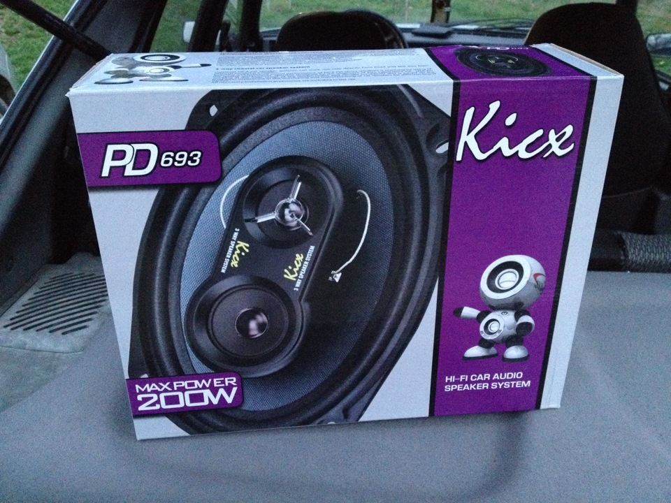 Коаксиальная акустическая система Kicx PD-693 — ЗАЗ 1103, 1,2 л, 2004 года | автозвук | DRIVE2
