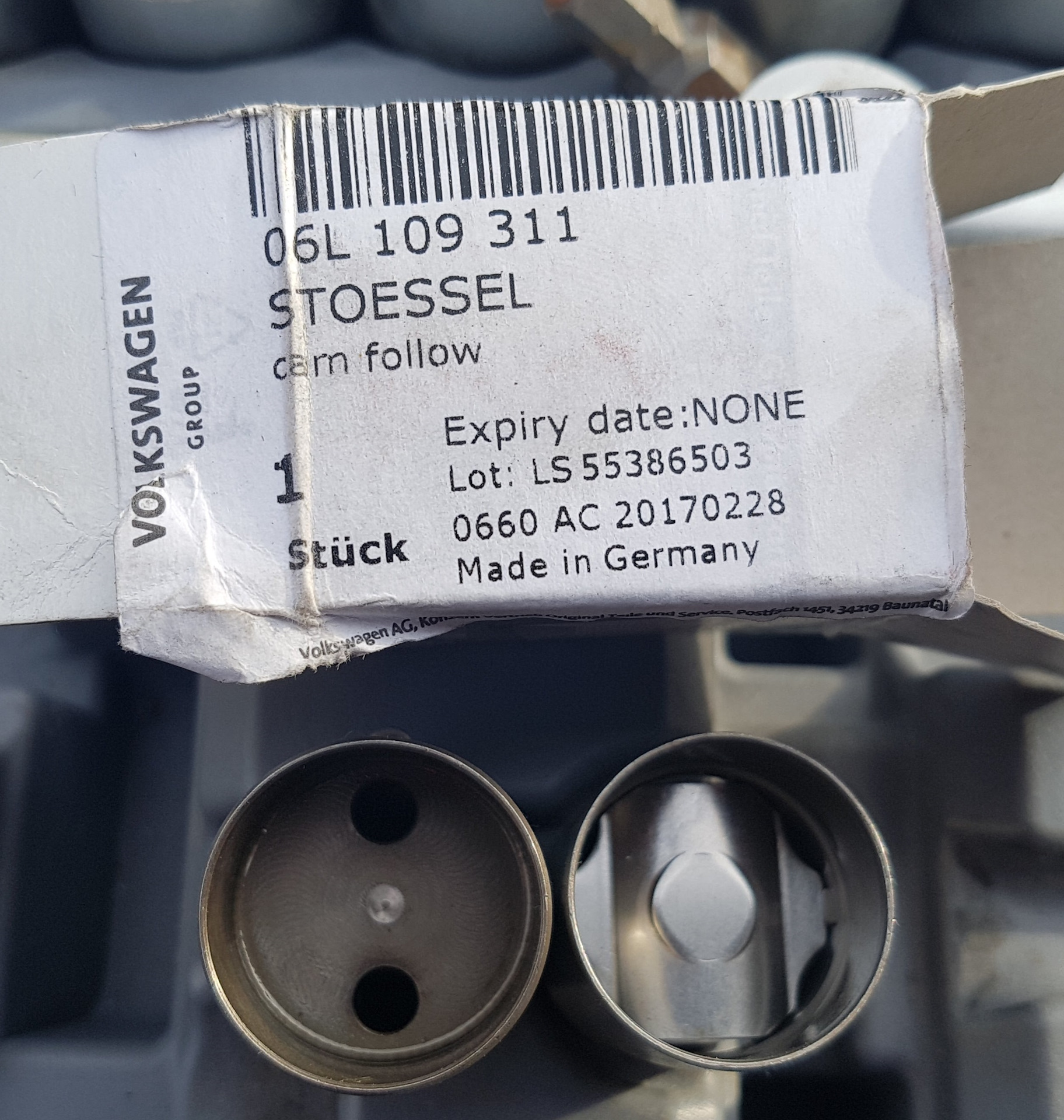 Замена толкателя ТНВД. — Volkswagen Golf Mk6, 1,4 л, 2009 года | своими ...