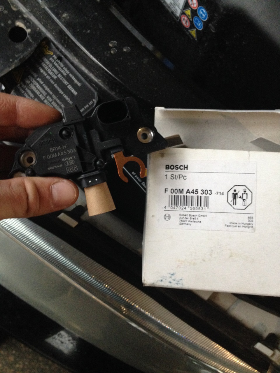 F00MA45303 РЕГУЛЯТОР ГЕНЕРАТОРА BOSCH | Запчасти на DRIVE2