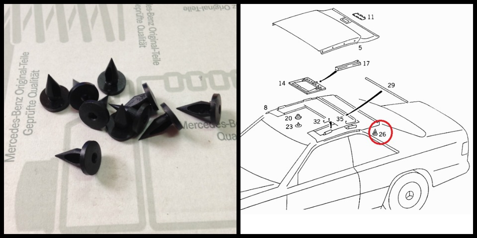 Каталог запчястей w124 в картинках 1 — Mercedes-Benz E-Class Coupe ...