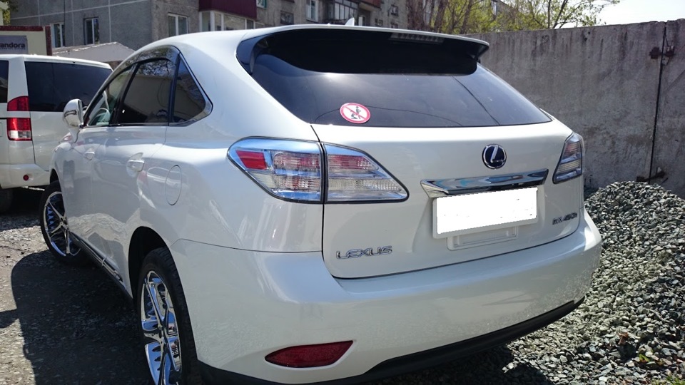 Спойлерок — Lexus RX 400h (2G), 3,5 л, 2010 года | аксессуары | DRIVE2