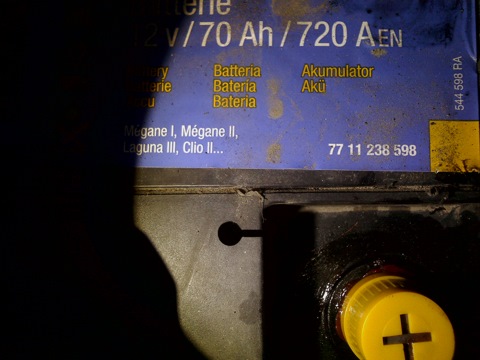 7711238598 Аккумулятор 70Ah 720A Рено Kangoo 2, Laguna 3, Logan, Megane ...