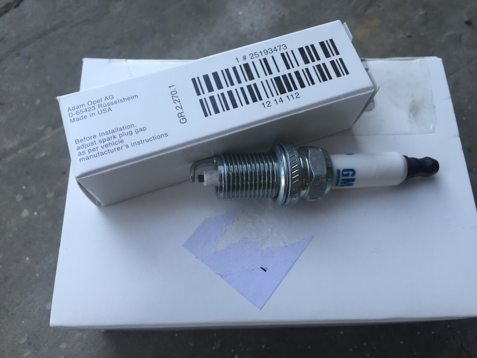 25193473 Свеча зажигания GM | Запчасти на DRIVE2