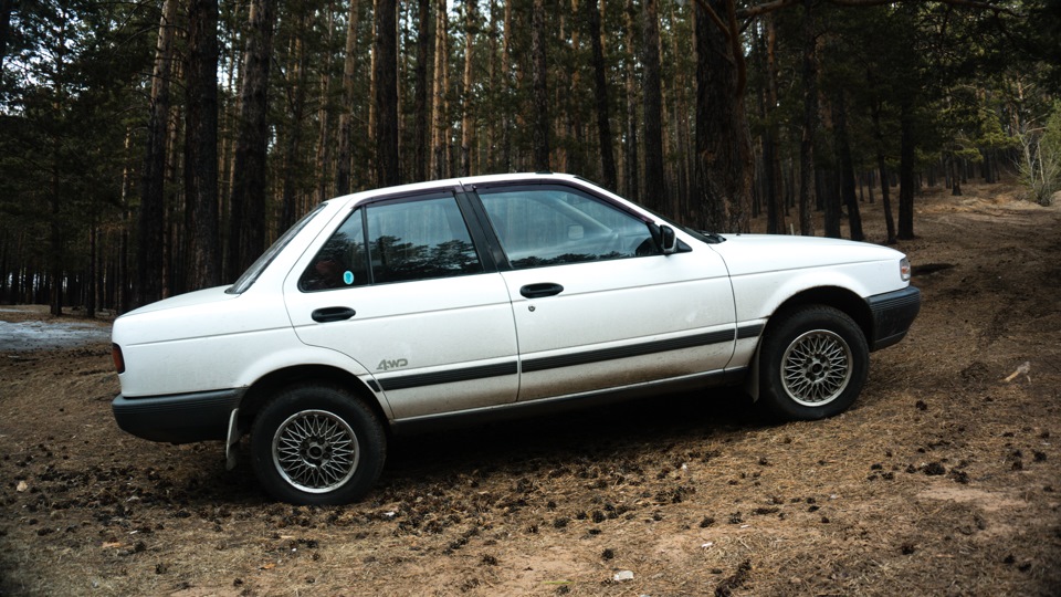 Nissan Sunny (B13) 1.5 бензиновый 1991 | 4WD МКПП на DRIVE2