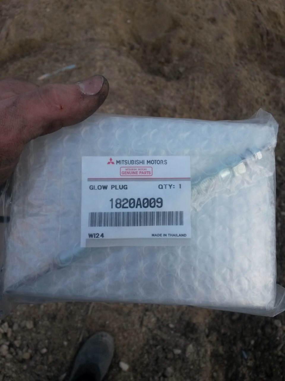 1820A009 Свеча накаливания Mitsubishi | Запчасти на DRIVE2