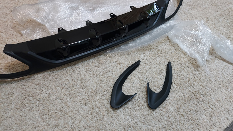 5 🐼 Задний дифуззор(Factory Tuning) — Toyota Camry (XV70), 3,5 л, 2018 ...