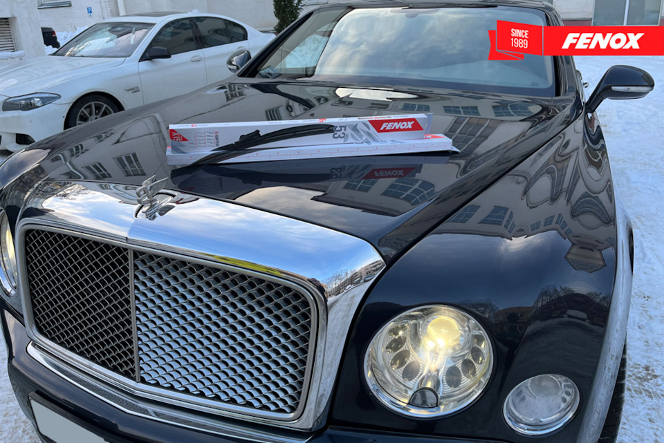 ЩЕТКИ СТЕКЛООЧИСТИТЕЛЯ FENOX НА BENTLEY! — FENOX на DRIVE2