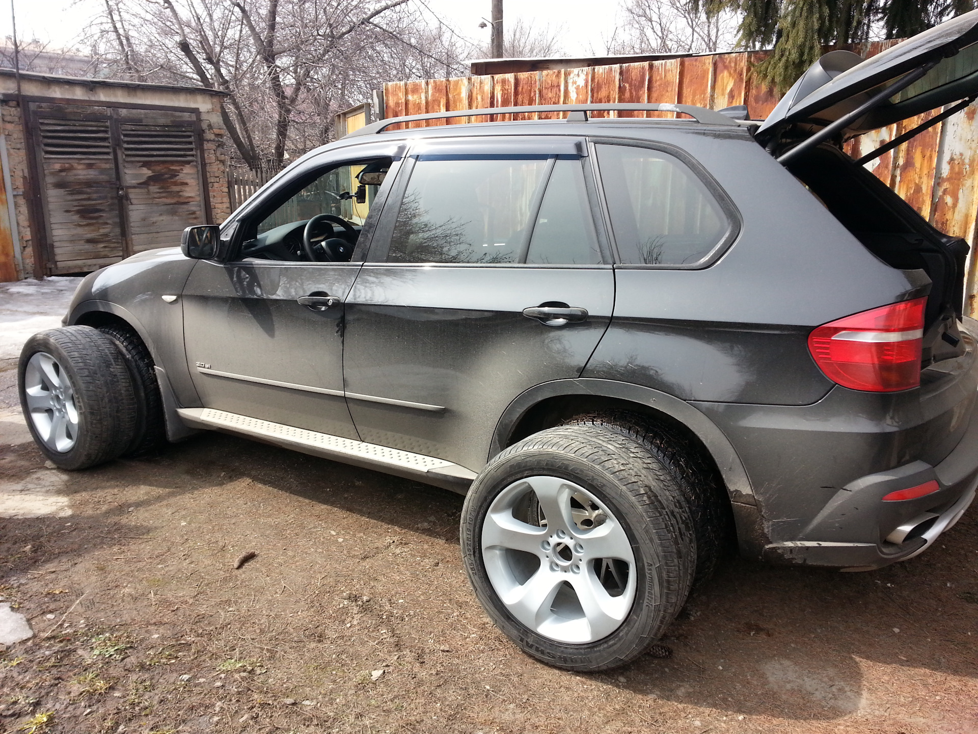 По весеннему скучно…опять примерил дицки 132й стиль — BMW X5 (E70), 3 л, 2007 года | колёсные ...
