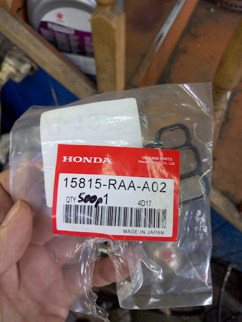 15815RAAA02 Прокладка фильтра Honda | Запчасти на DRIVE2