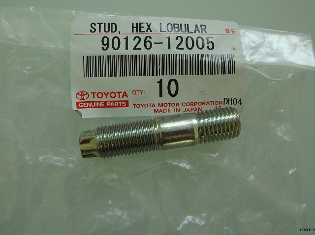 9012612005 Шпилька переднего кулака LC 80 TOYOTA LEXUS | Запчасти на DRIVE2