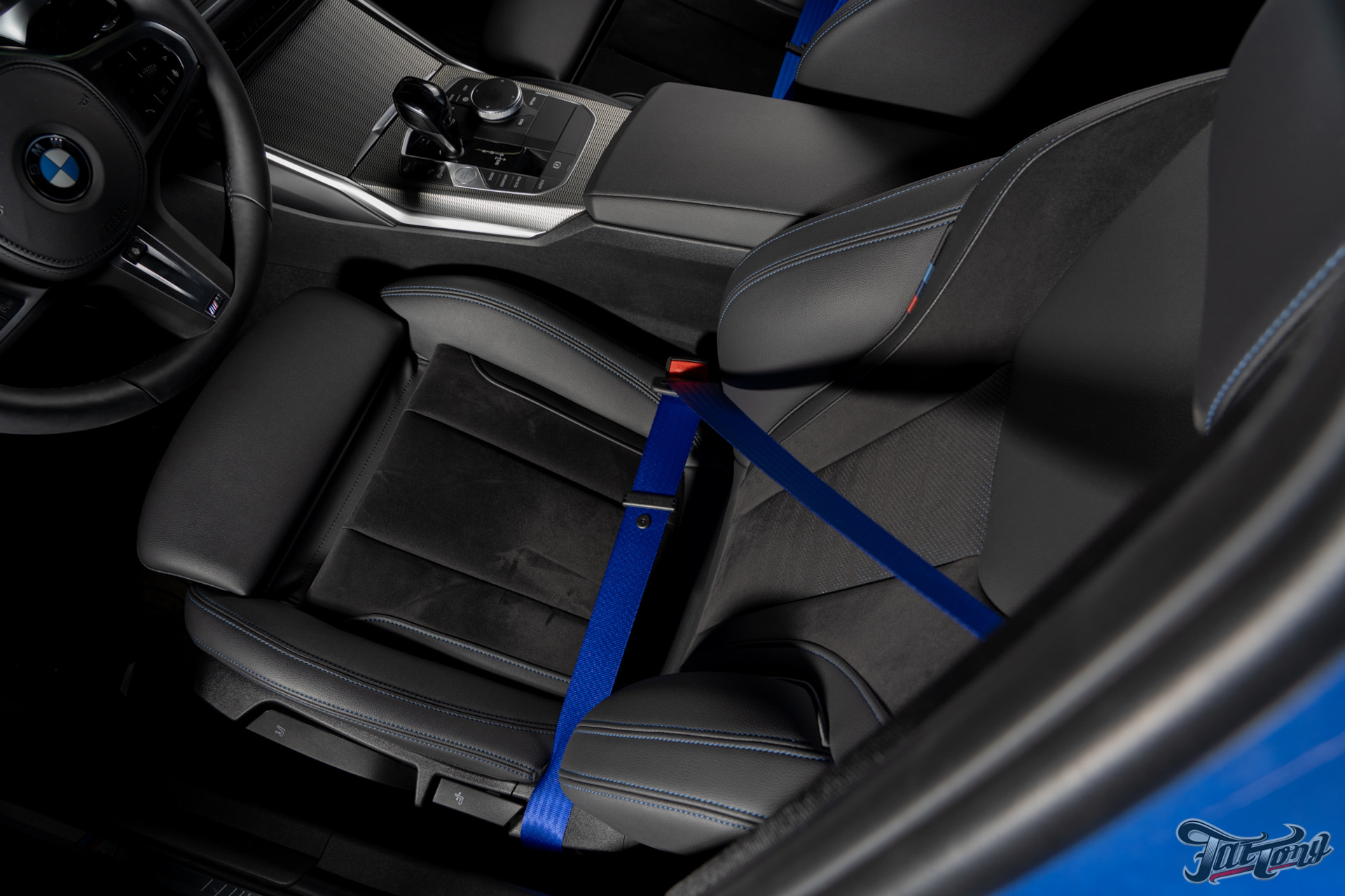 Синие ремни безопасности для BMW 3 — FatTony на DRIVE2