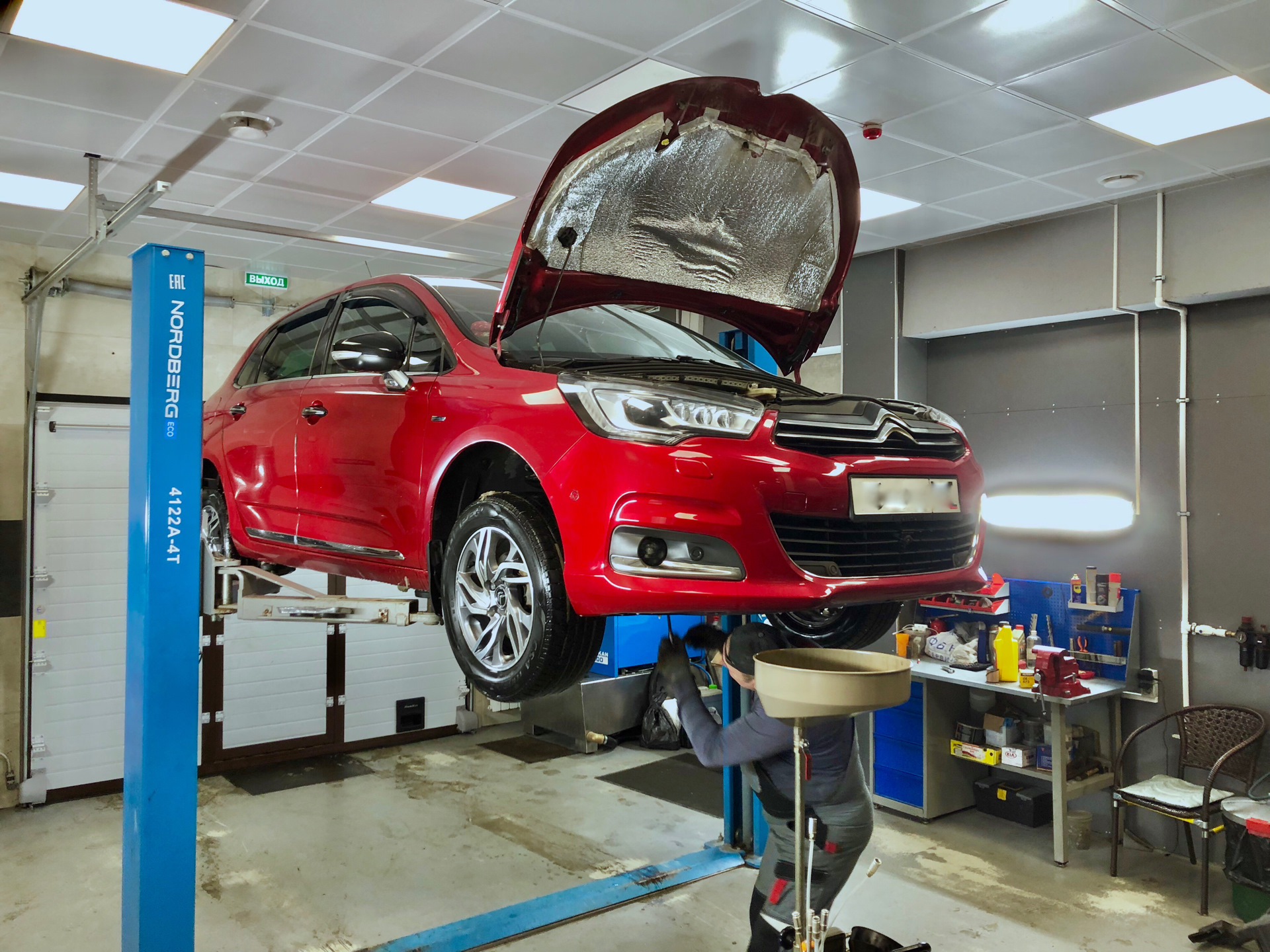 Частичная замена масла АКПП (AL8). — Citroen C4 (2G), 1,6 л, 2011 года ...