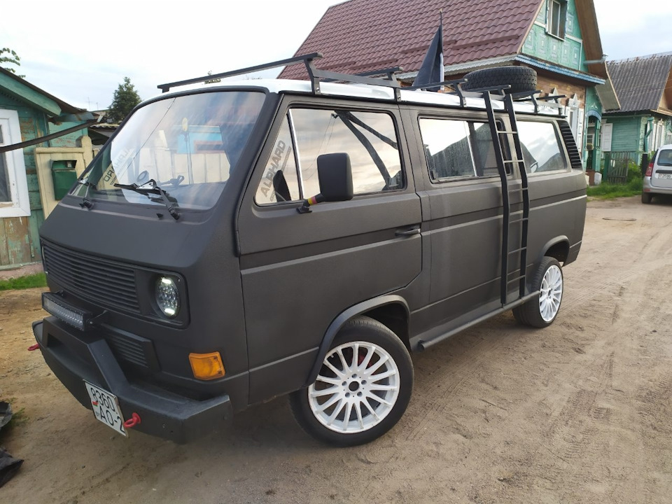 Багажник на крышу — Volkswagen Transporter T3, 1,9 л, 1986 года ...