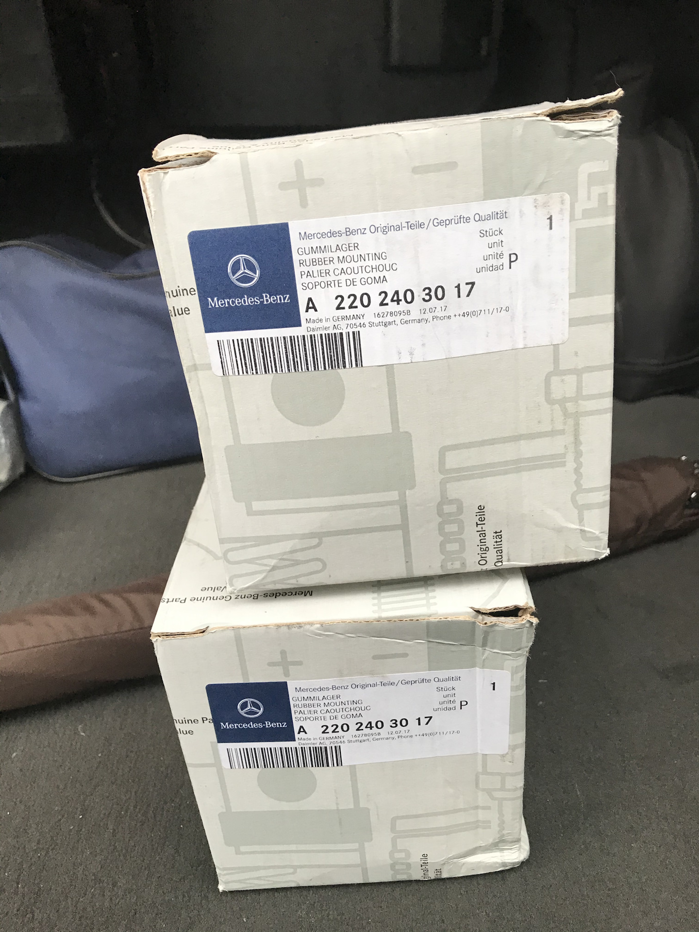 Замена опор двигателя — Mercedes-Benz S-Class (W220), 5 л, 2004 года ...