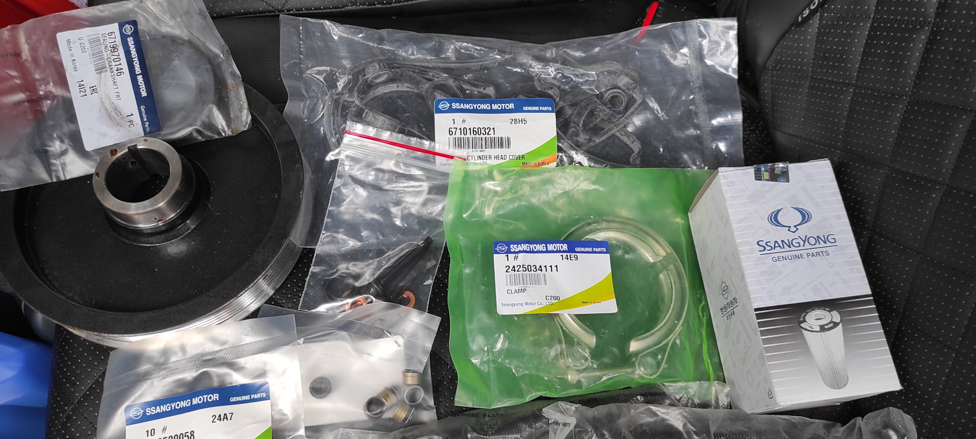 Замена прокладки ГБЦ — SsangYong Actyon (2G), 2 л, 2012 года | визит на ...