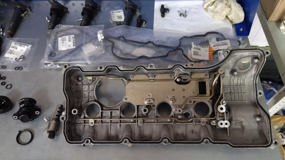 Замена уплотнений клапанных крышек LS460 — Lexus LS (USF40/41), 4,6 л ...