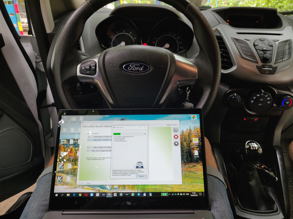 ЧИП-тюнинг FORD ECOSPORT 1.6MT прошивкой от motorsoft stage 2 ...