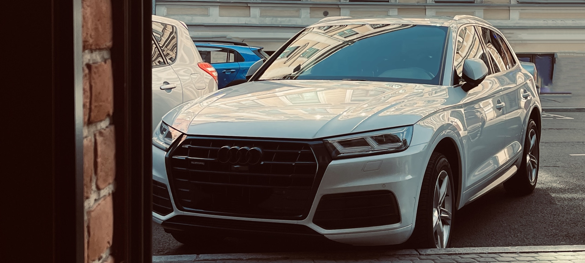 Новые эмблемы и Stage 1 — Audi Q5 (2G), 2 л, 2019 года | просто так | DRIVE2