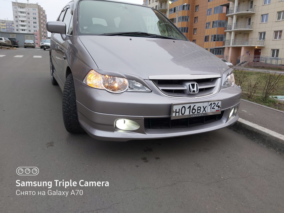 Поставил на пробу диодные туманки. — Honda Odyssey (2G), 3,2 л, 2000 ...