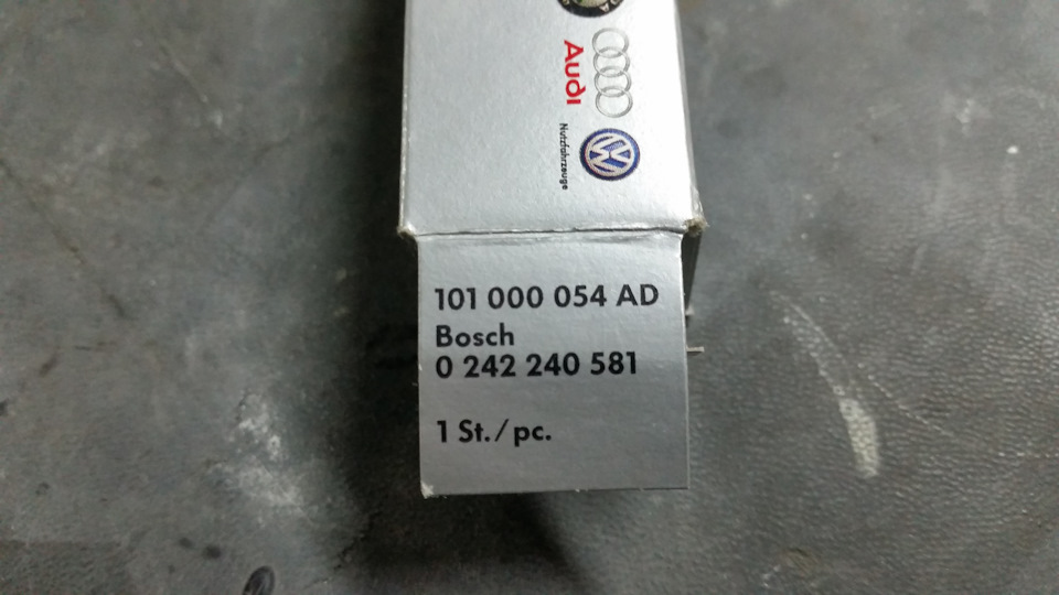101000054AD Свеча зажигания Long VAG | Запчасти на DRIVE2