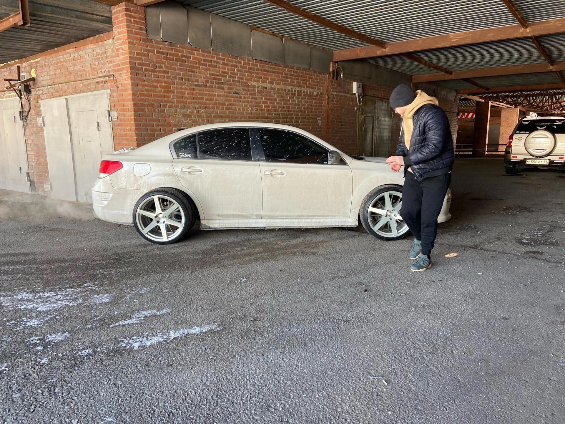 Примерка r20 5zigen — Subaru Legacy (BM/BR), 2,5 л, 2012 года ...