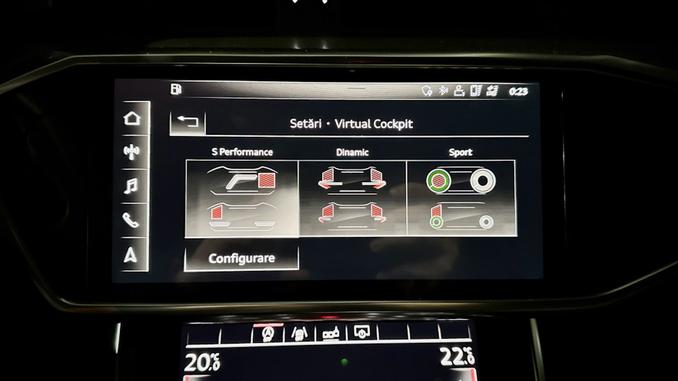 Sport layout. Audi VC fpk2. — Audi A6 (C8), 2 л, 2019 года ...