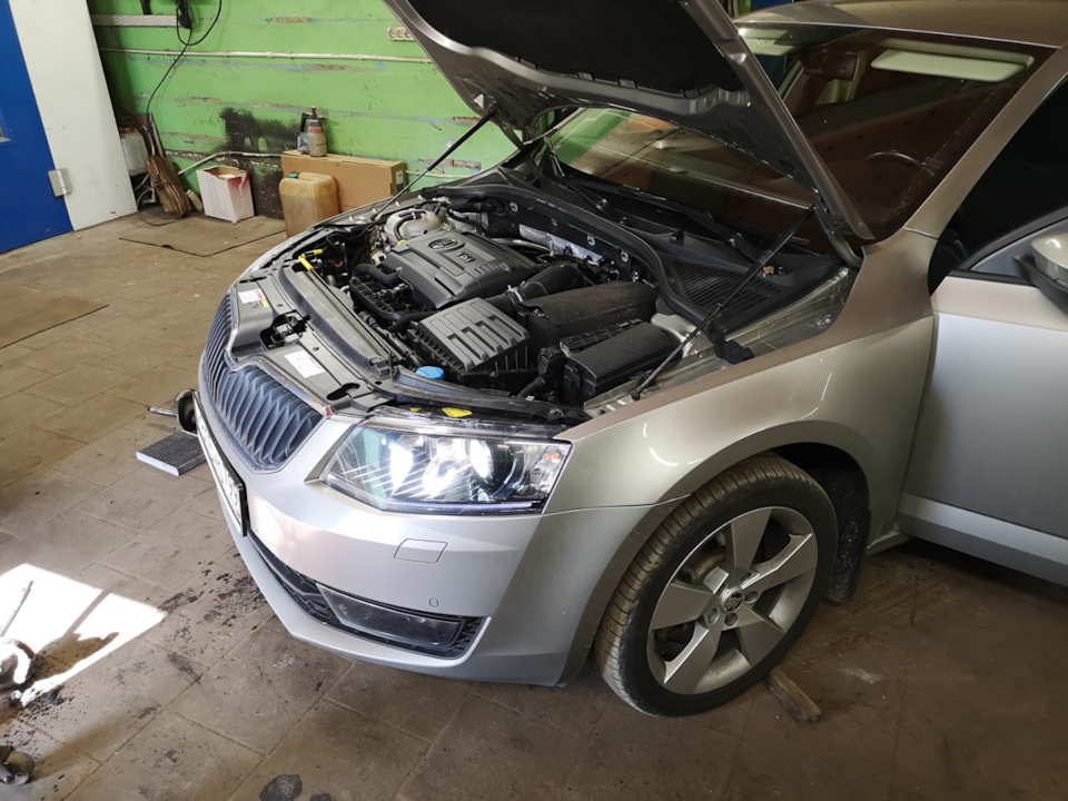 #3.ТО 112500 — Skoda Octavia A7 Mk3, 1,8 л, 2016 года | плановое ТО | DRIVE2