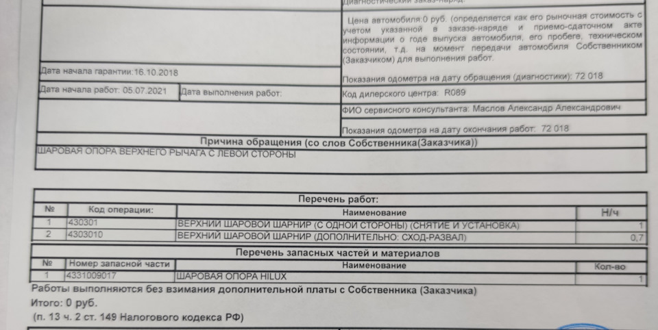 4331009017 Шаровая опора TOYOTA LEXUS | Запчасти на DRIVE2