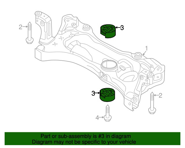 5Q0198037A Подрамник комплект комплекта audi s4 VAG | Запчасти на DRIVE2