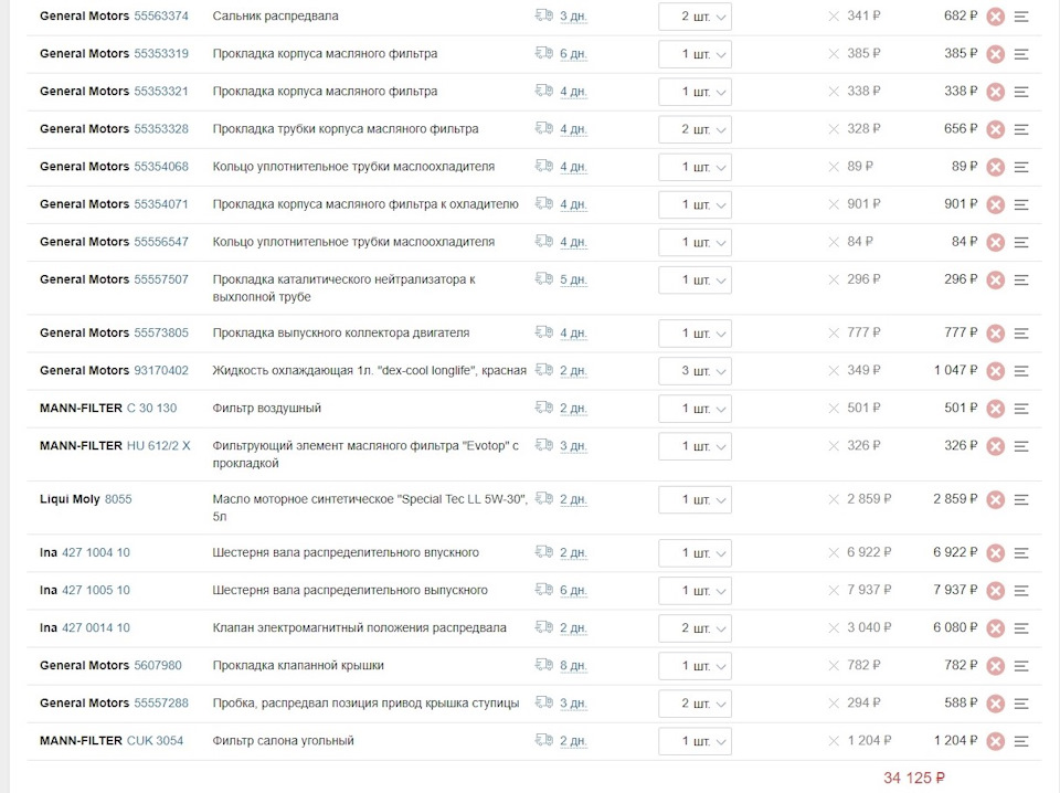 55574221 Колпачок маслосъемный / Chevrolet Aveo, Cruze, Orlando 1.6/1.8 ...