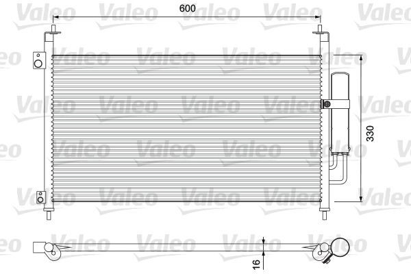 810903 Конденсатор, кондиционер Valeo | Запчасти на DRIVE2