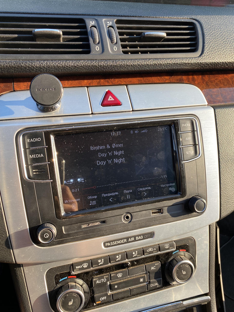 Замена головы на rcd-340 visteon — Volkswagen Passat B6, 1,8 л, 2010 ...