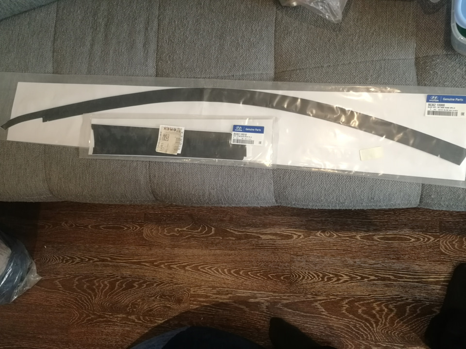 863631R010 ЛЕНТА-МОЛДИНГ ДВЕРИ С АДГЕЗИВНЫМ СЛОЕМ KIA HYUNDAI ...