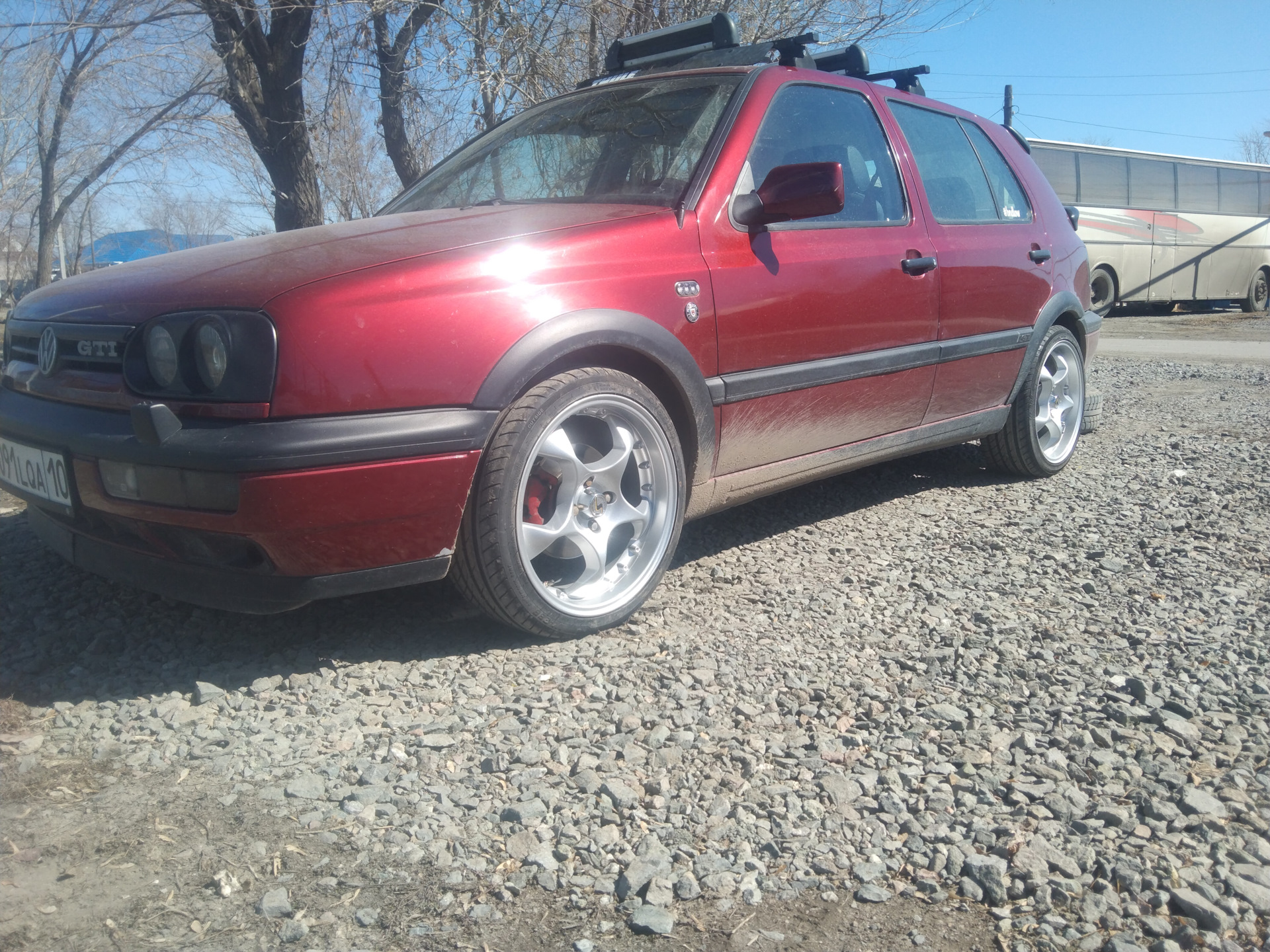 Прикупил диски — Volkswagen Golf Mk3, 1,8 л, 1993 года | колёсные диски ...