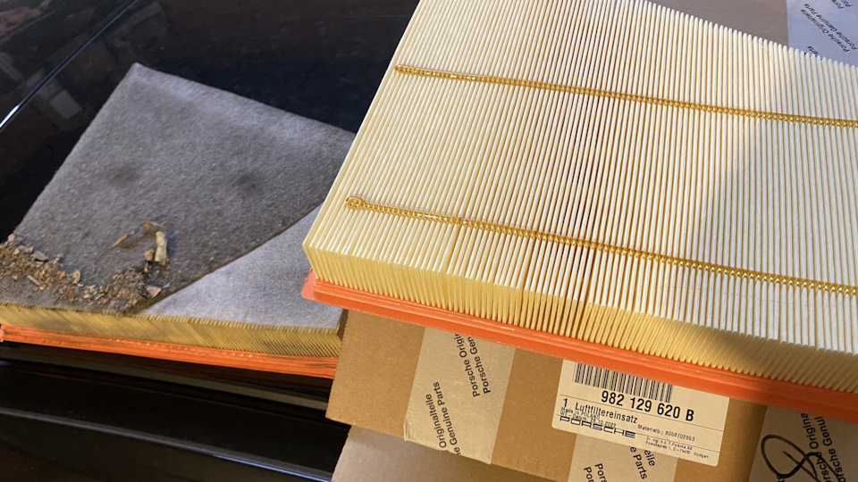 Воздушный фильтр двигателя для рынков B — Porsche Cayman (982), 2 л ...