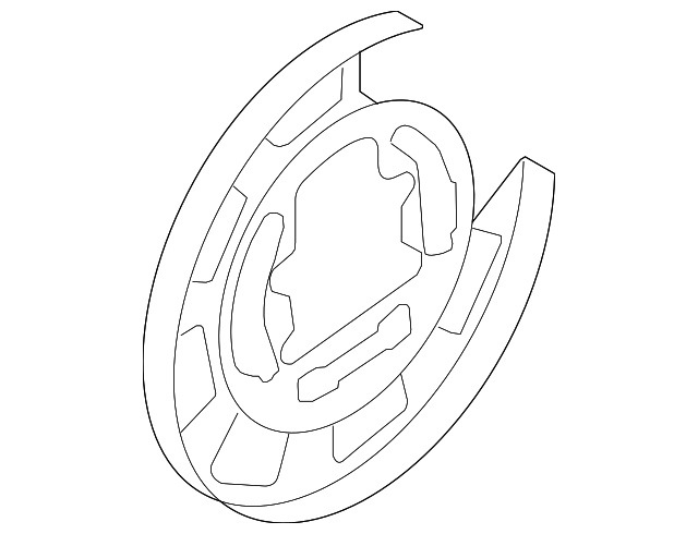 582521H000 ОПОРНЫЙ ЩИТ ТОРМОЗНОГО МЕХАНИЗМА/PLATE A KIA HYUNDAI ...
