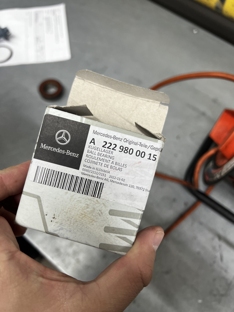 A2229800015 Подшипник шариковый полуоси моста Mercedes | Запчасти на DRIVE2