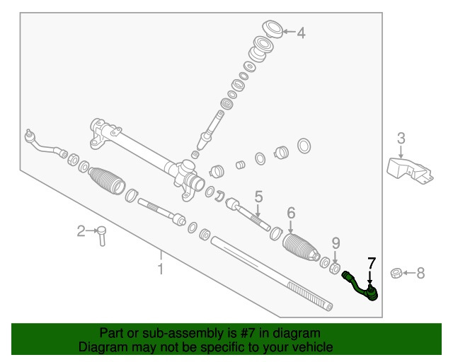 56820C1000 Наконечник рулевой тяги KIA HYUNDAI | Запчасти на DRIVE2